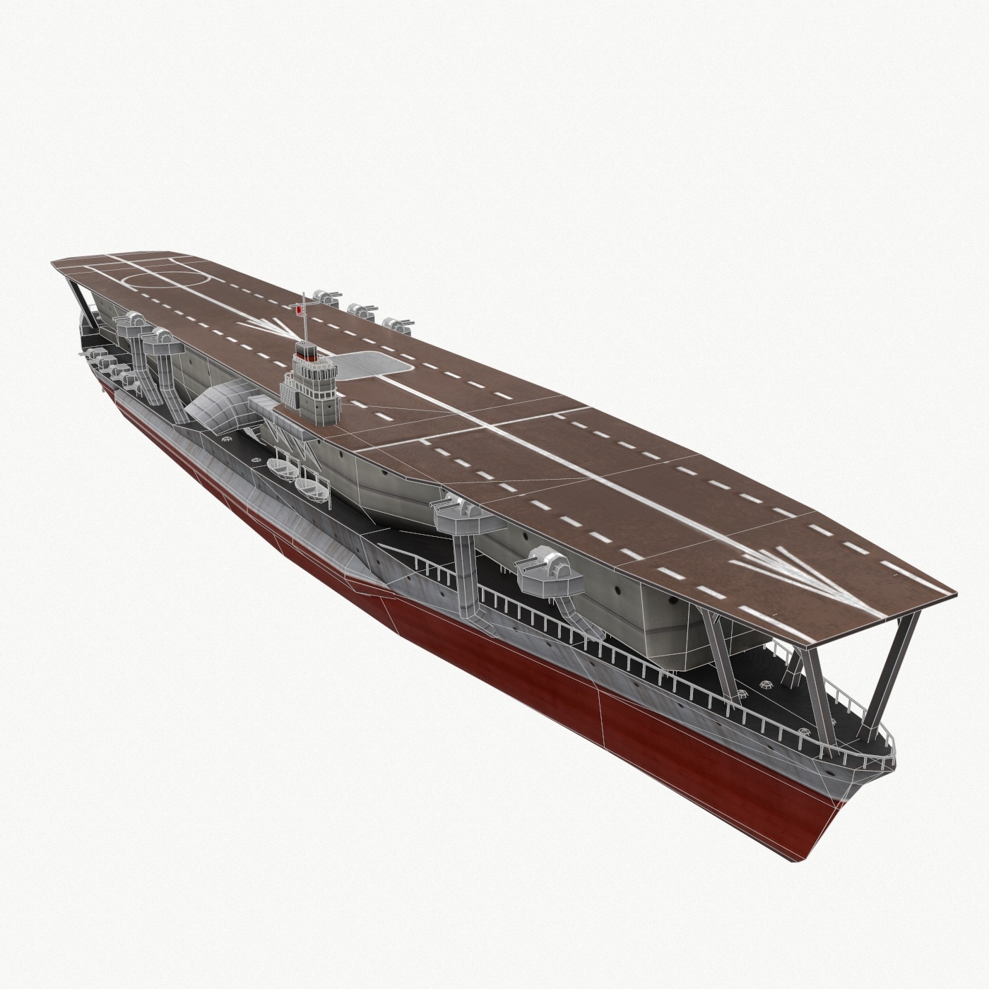 3d kaga aircraft carrier