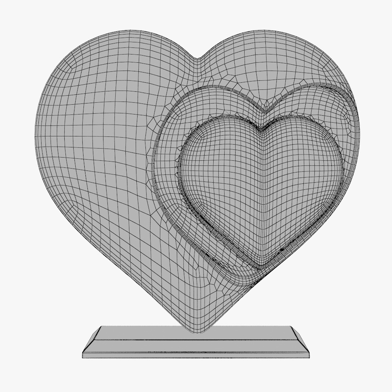modelo 3d Amor escultura corazon - TurboSquid 997950