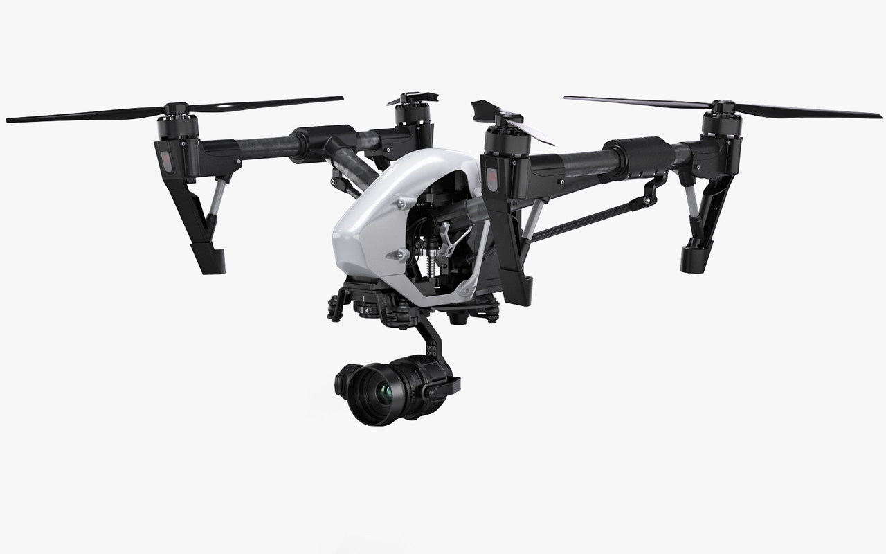 dji inspire 1 pro 3d model