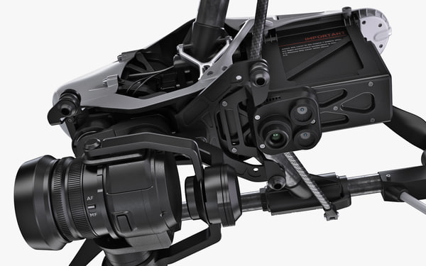 dji inspire 1 pro 3d model