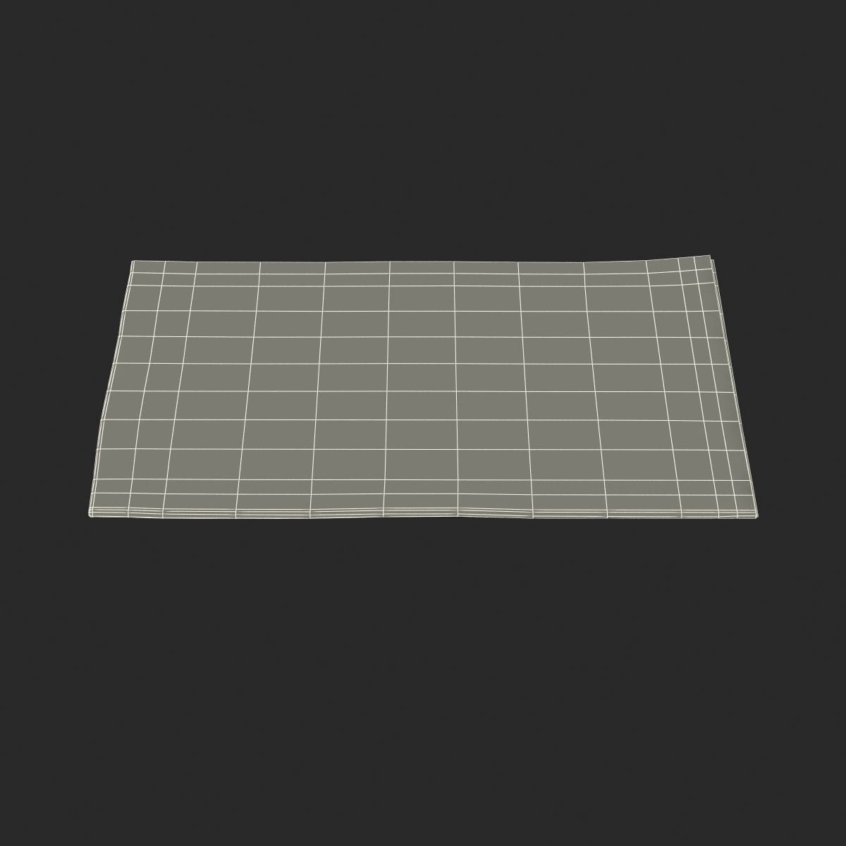 3d trail folded mapped model