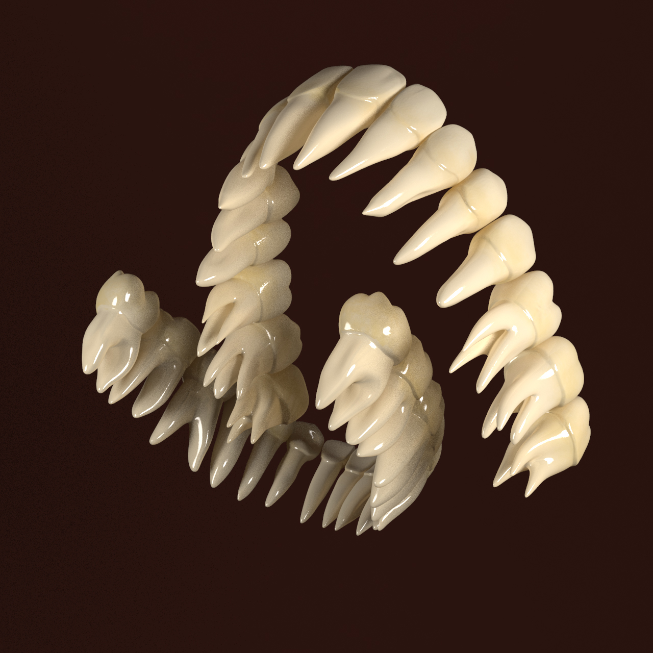 max realistic teeth gums tongue