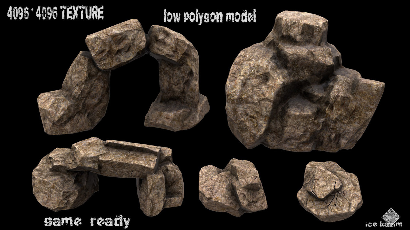 3d rock model