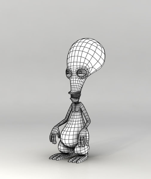 3d model roger smith american dad