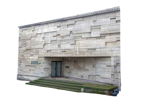 3d concrete facade 16k