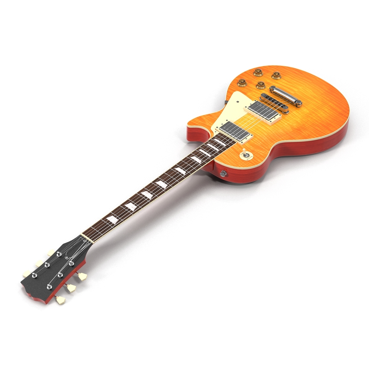 3d model electric guitar 2 generic