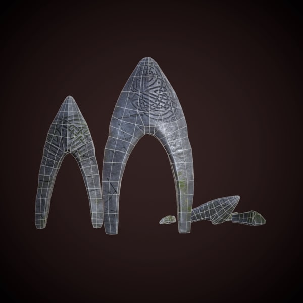 fantasy rune stones 3d x