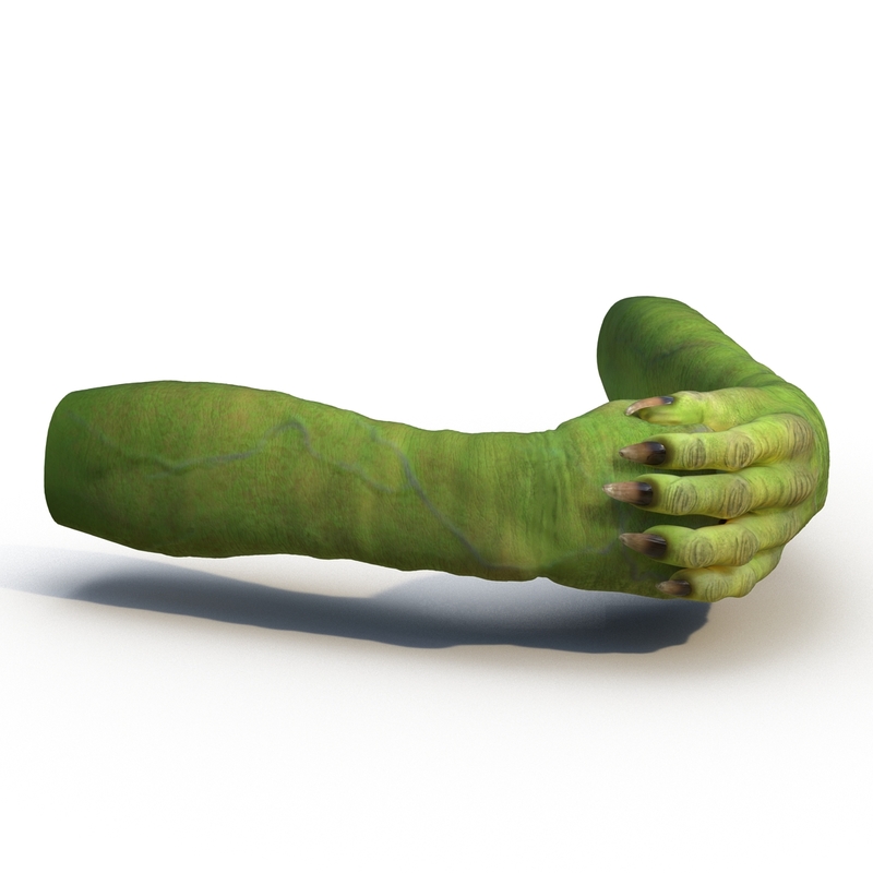 goblin hands pose 4 3d c4d