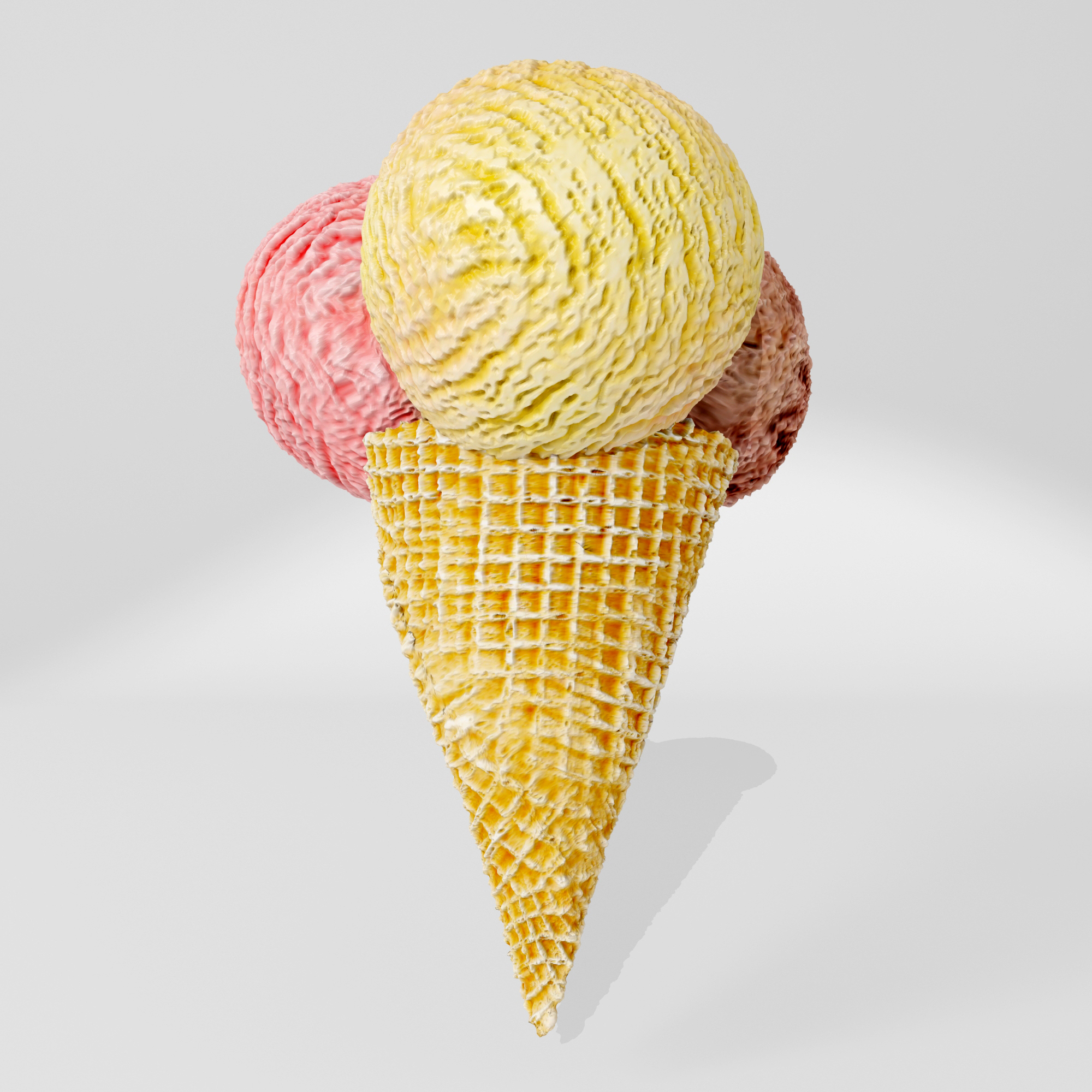 3d model of ice creame
