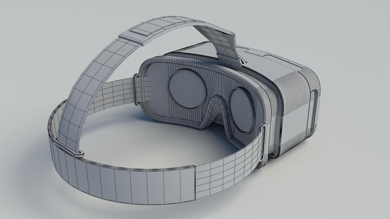 3d model virtual reality headset