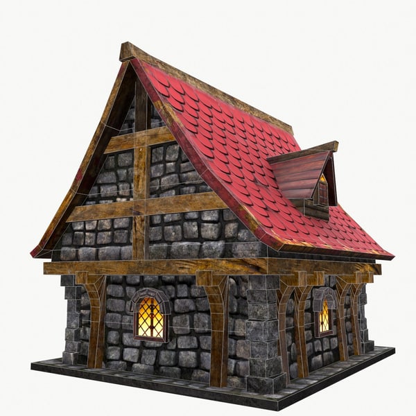 medieval house 3d model