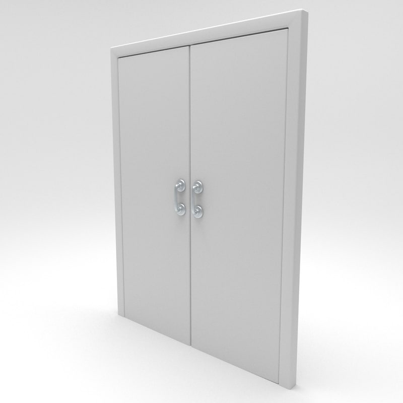 double door 3d model