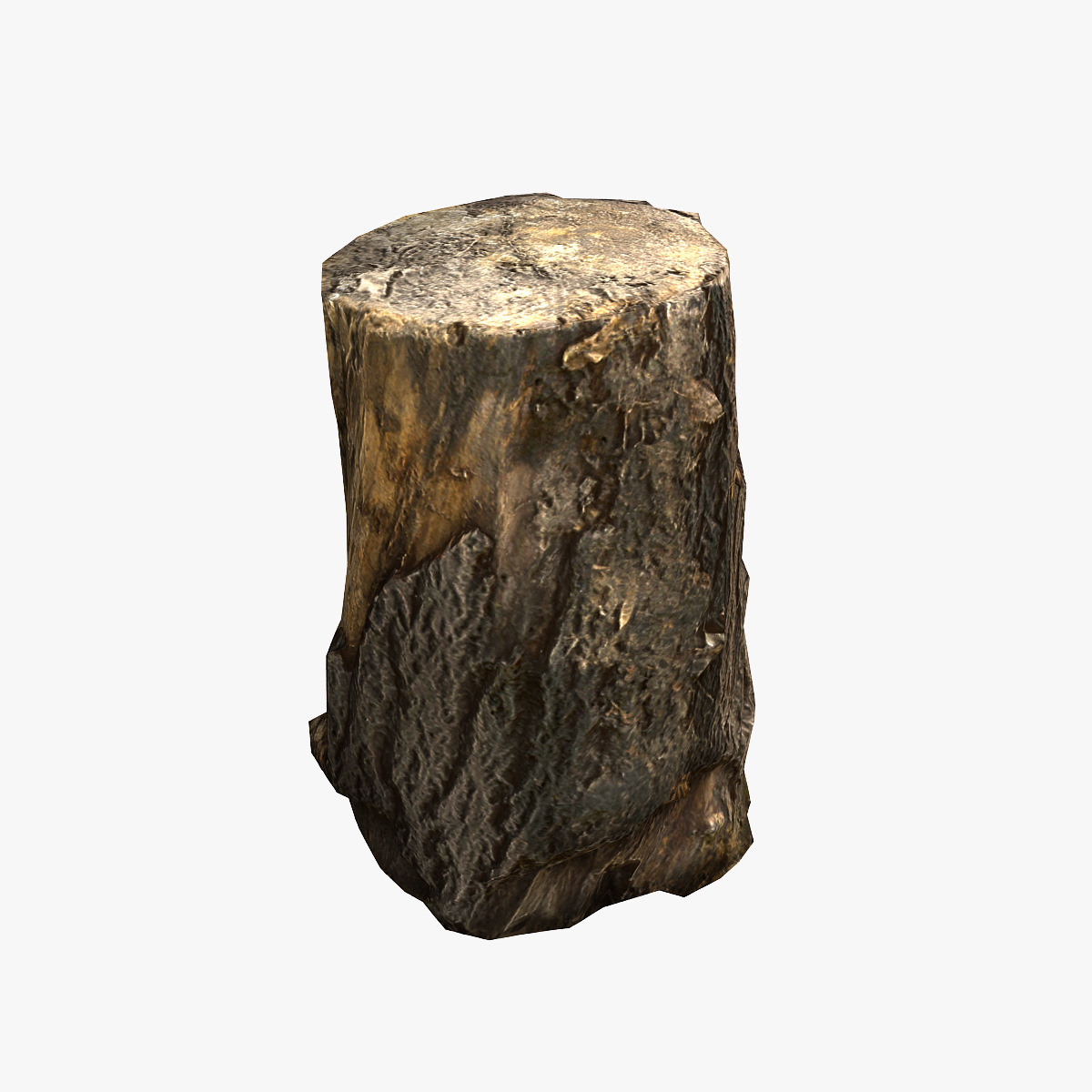 3d wood log model