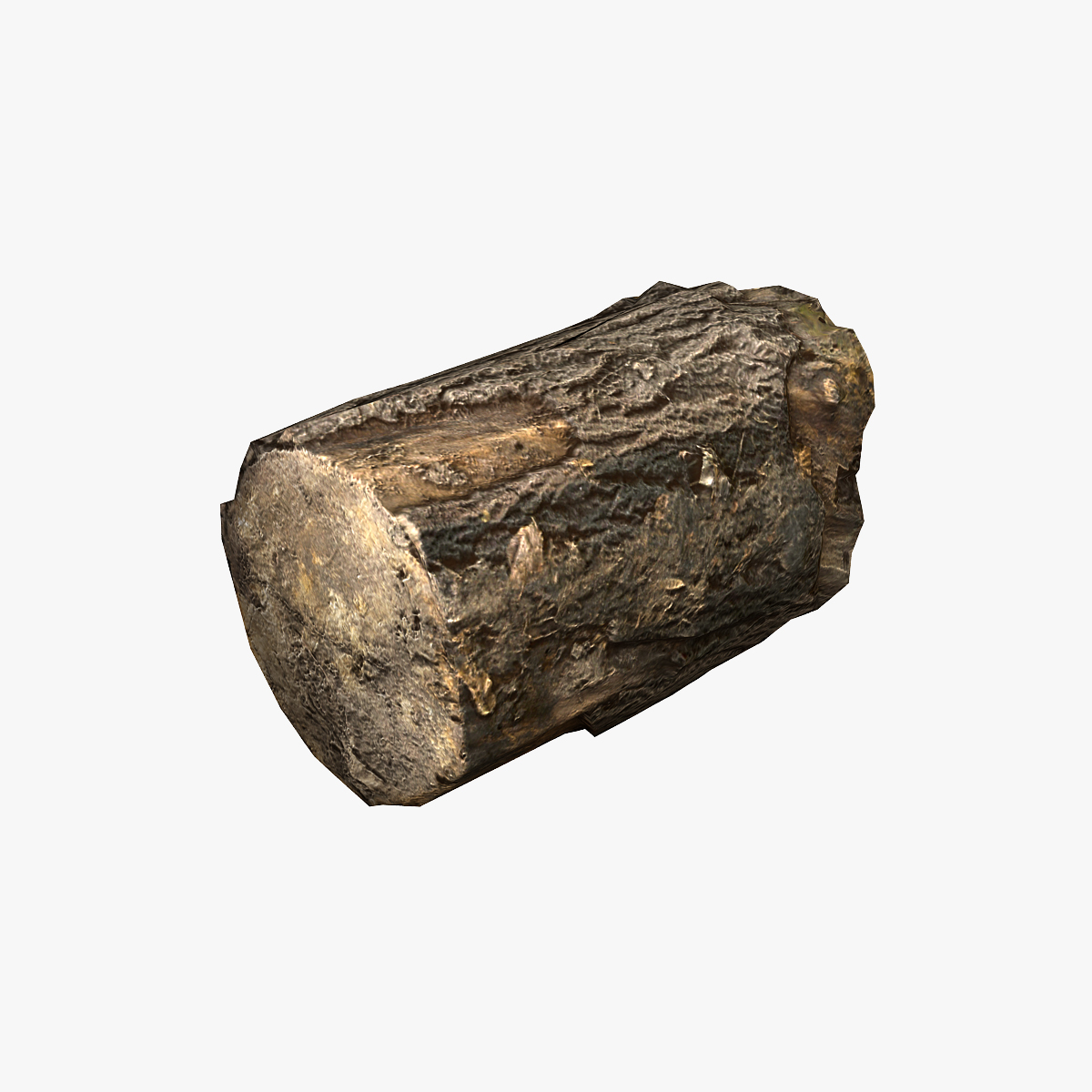 3d wood log model