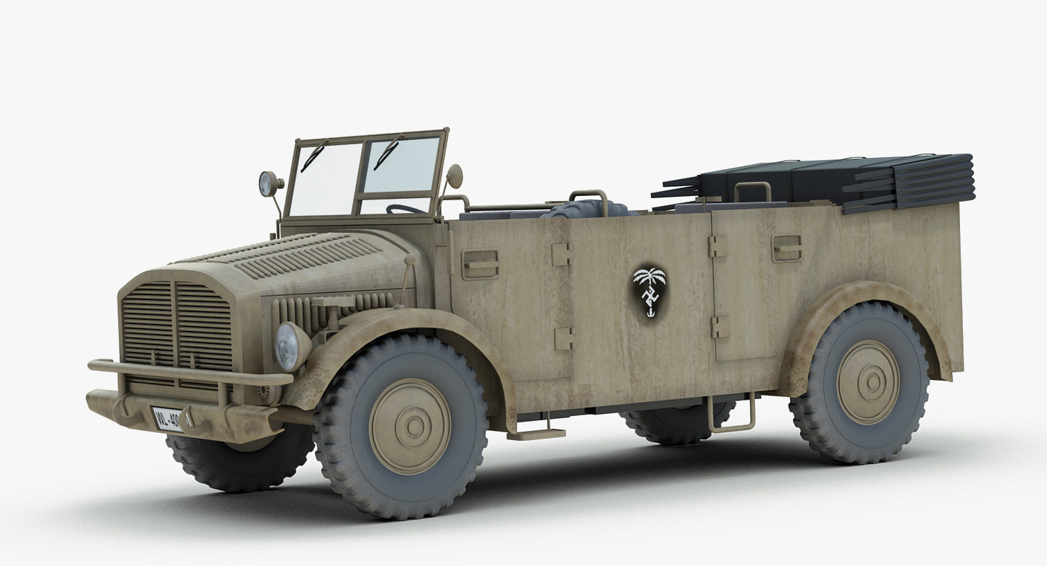 3d model horch 108 typ 40