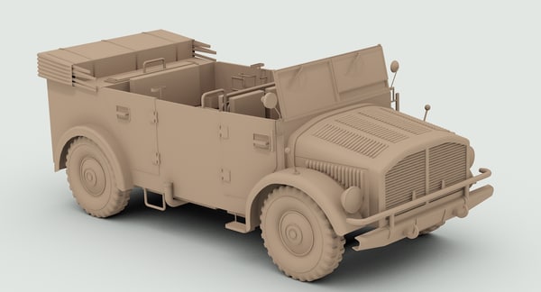 3d model horch 108 typ 40