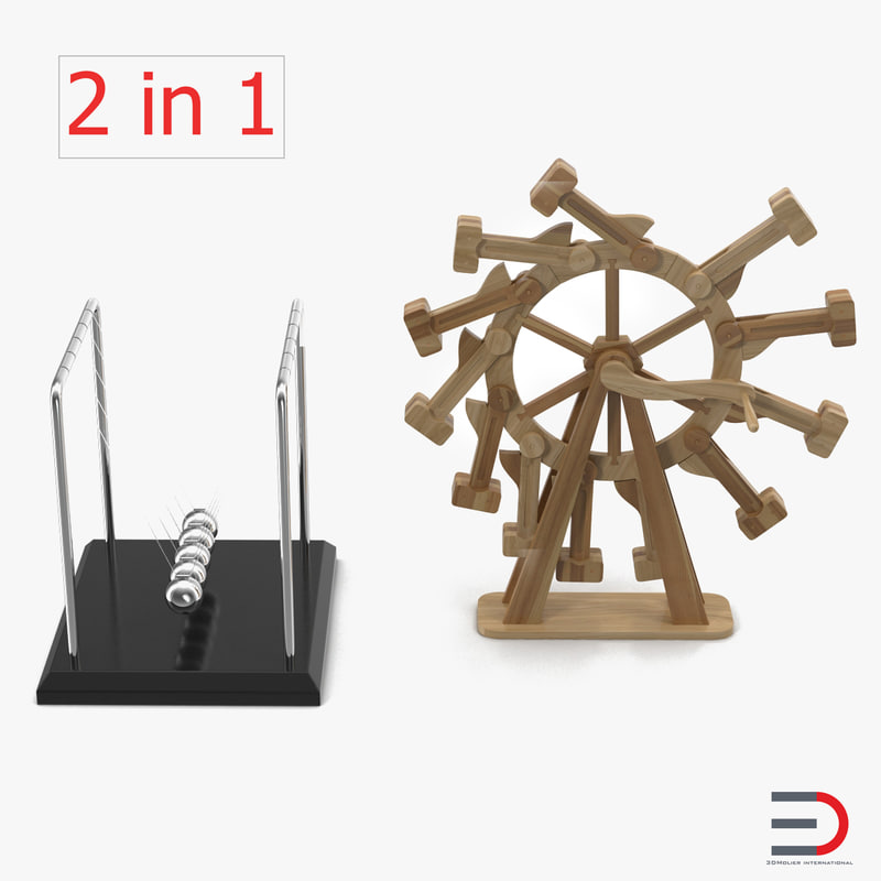 perpetual motion machines 3d obj