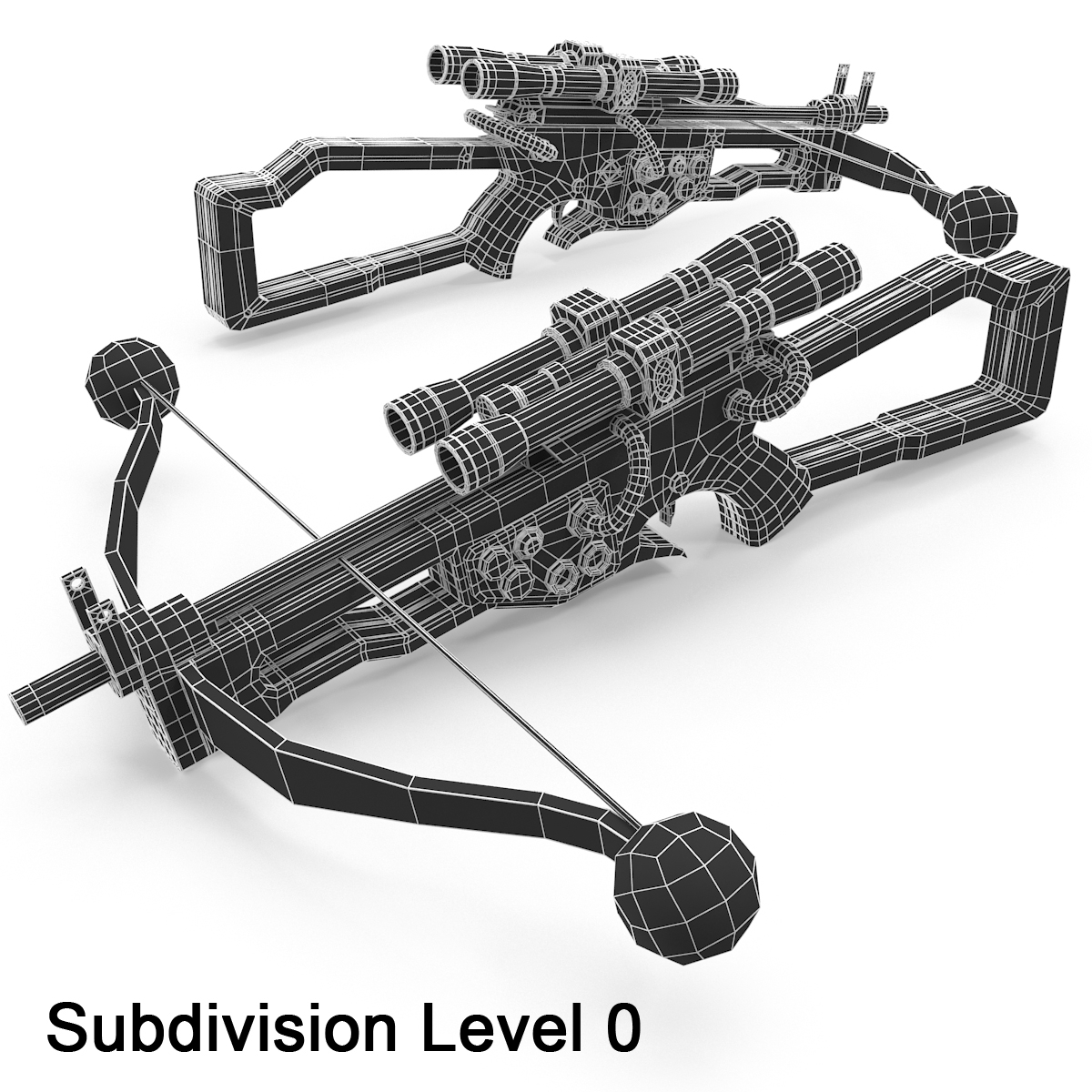 3d bowcaster chewbacca