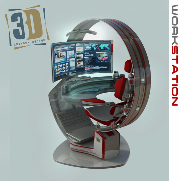 3D Workstation Models | TurboSquid