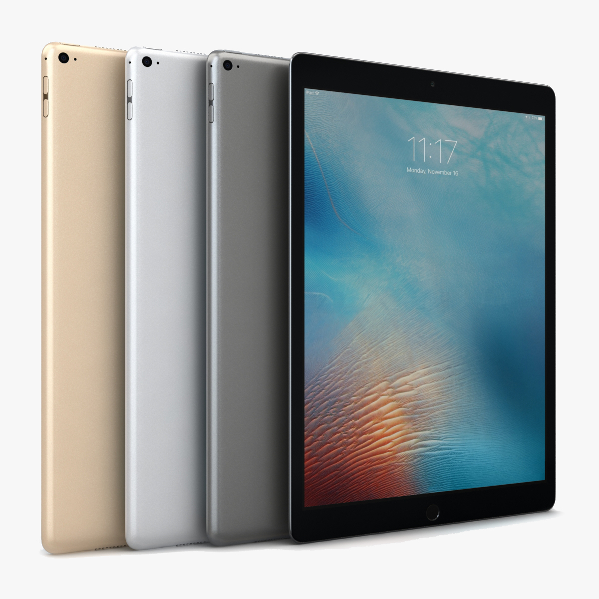 3d model apple ipad pro color