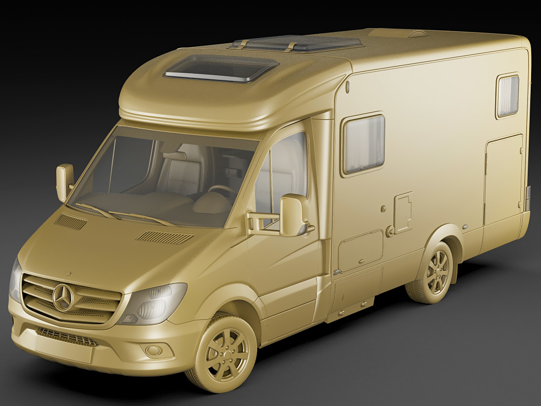 3d model hymer ml-t 580