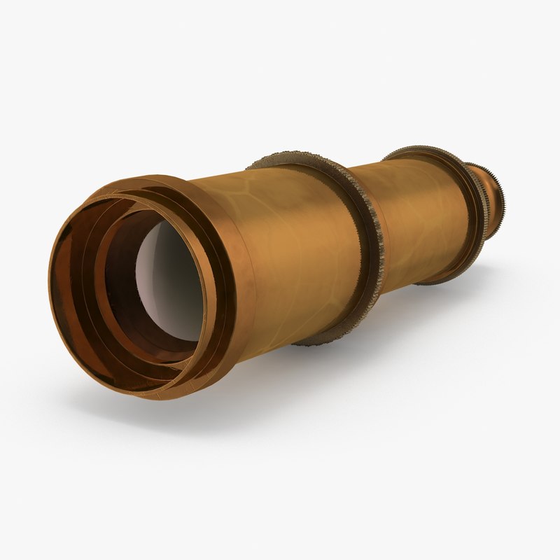 retracted spyglass 3d model