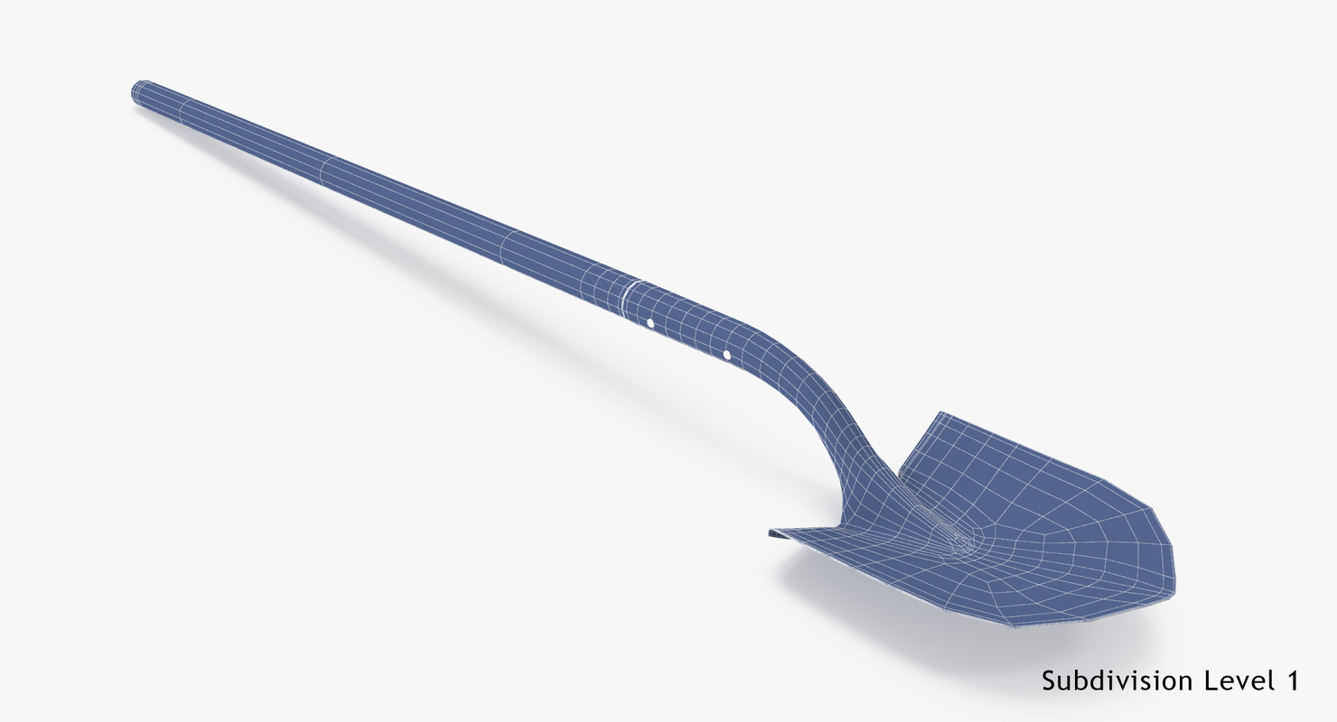 3d model shovel