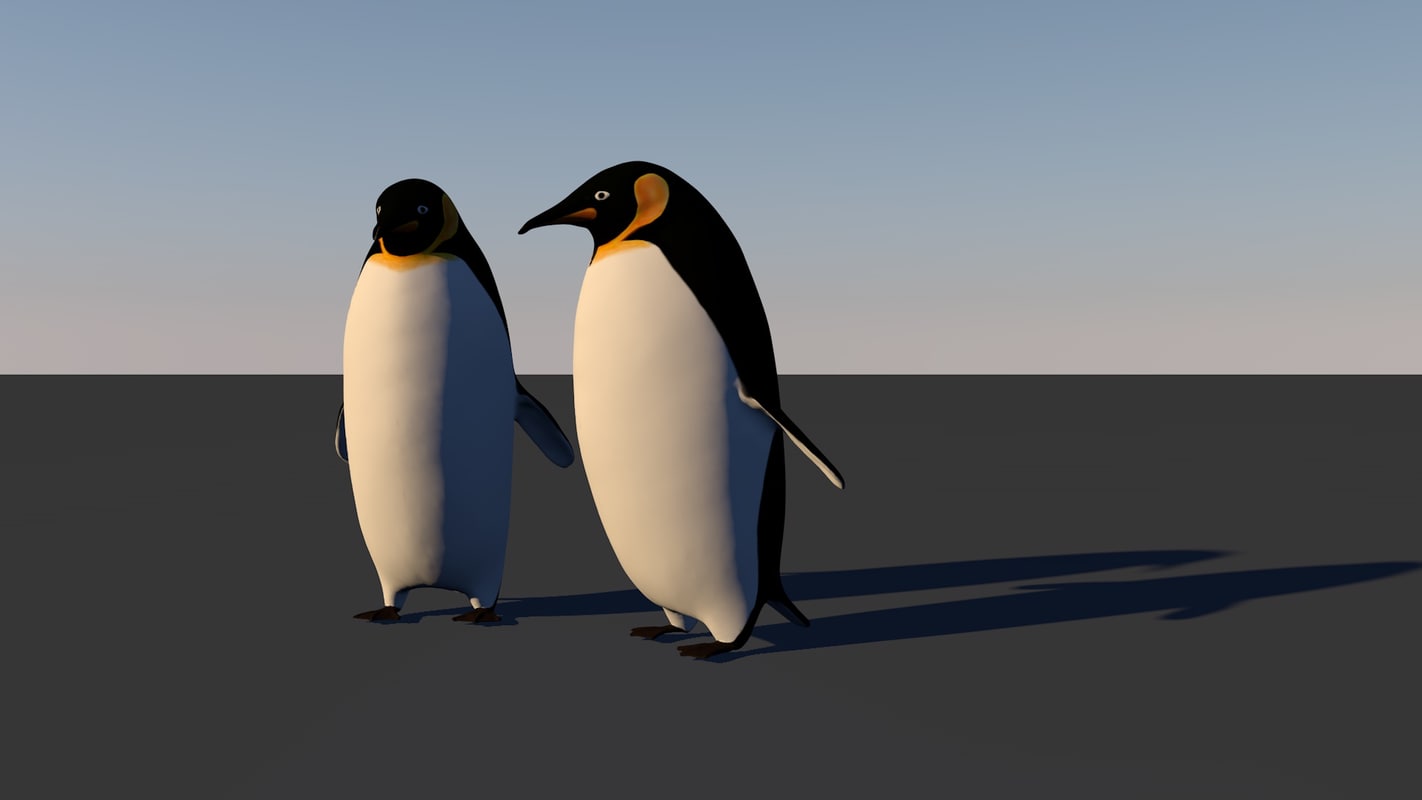 penguin 3d model