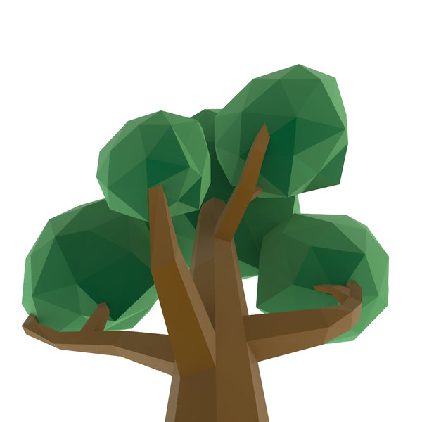 3d cartoon trees forest pack