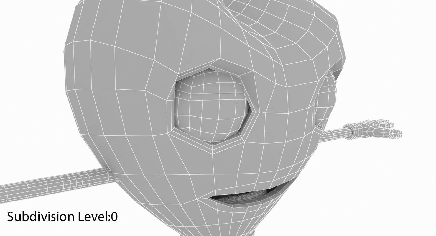 3d cartoon heart model