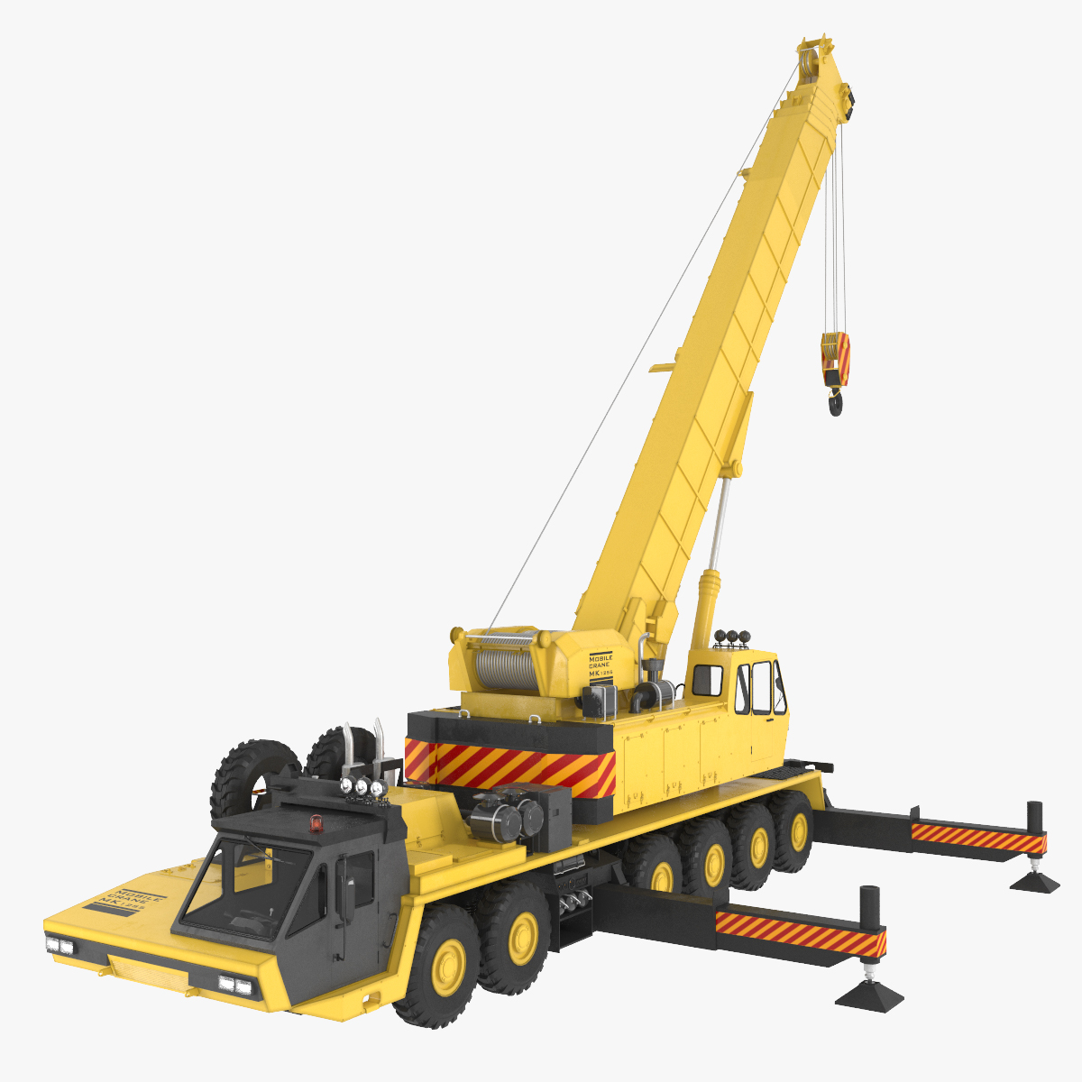 3d mobile crane model