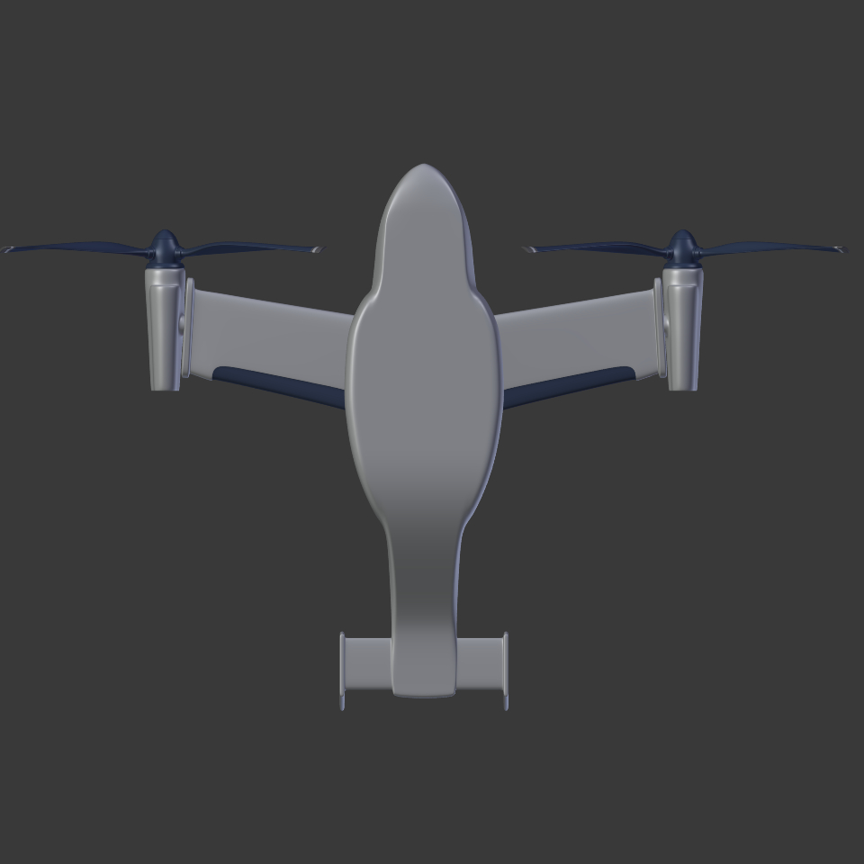 3d osprey vtol model