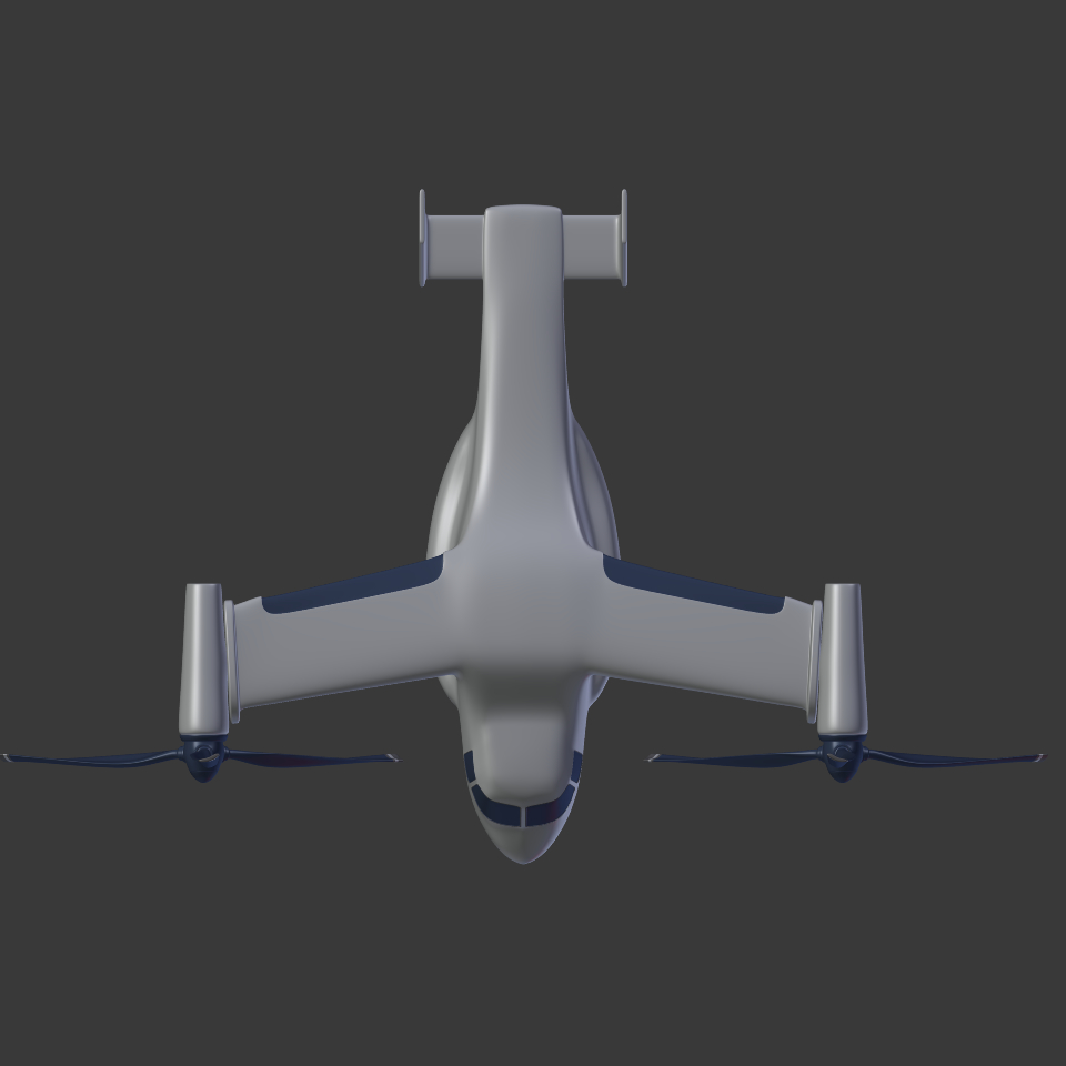 3d osprey vtol model
