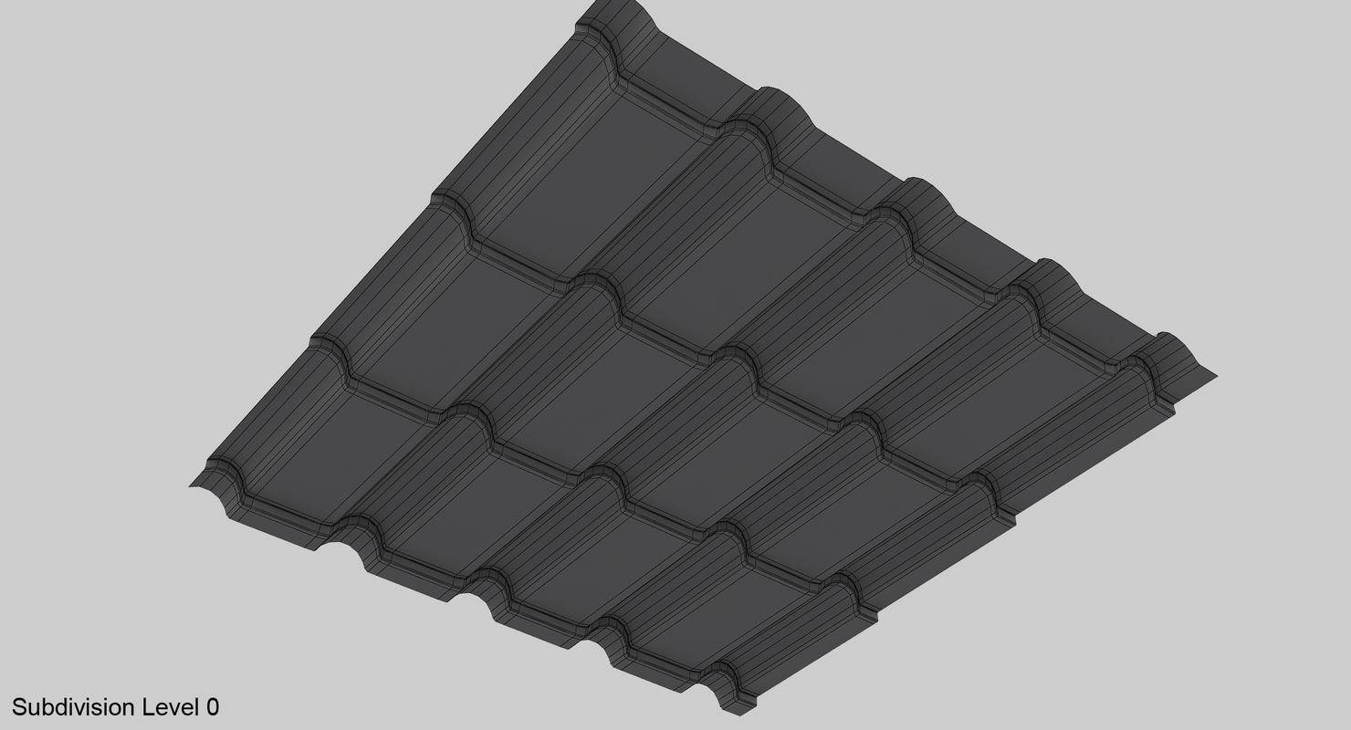 3 metal roofing 3d 3ds