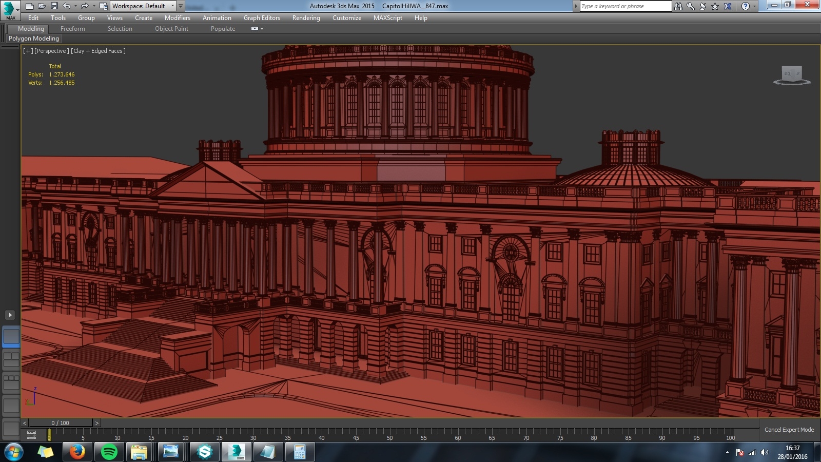 3d model united states capitol