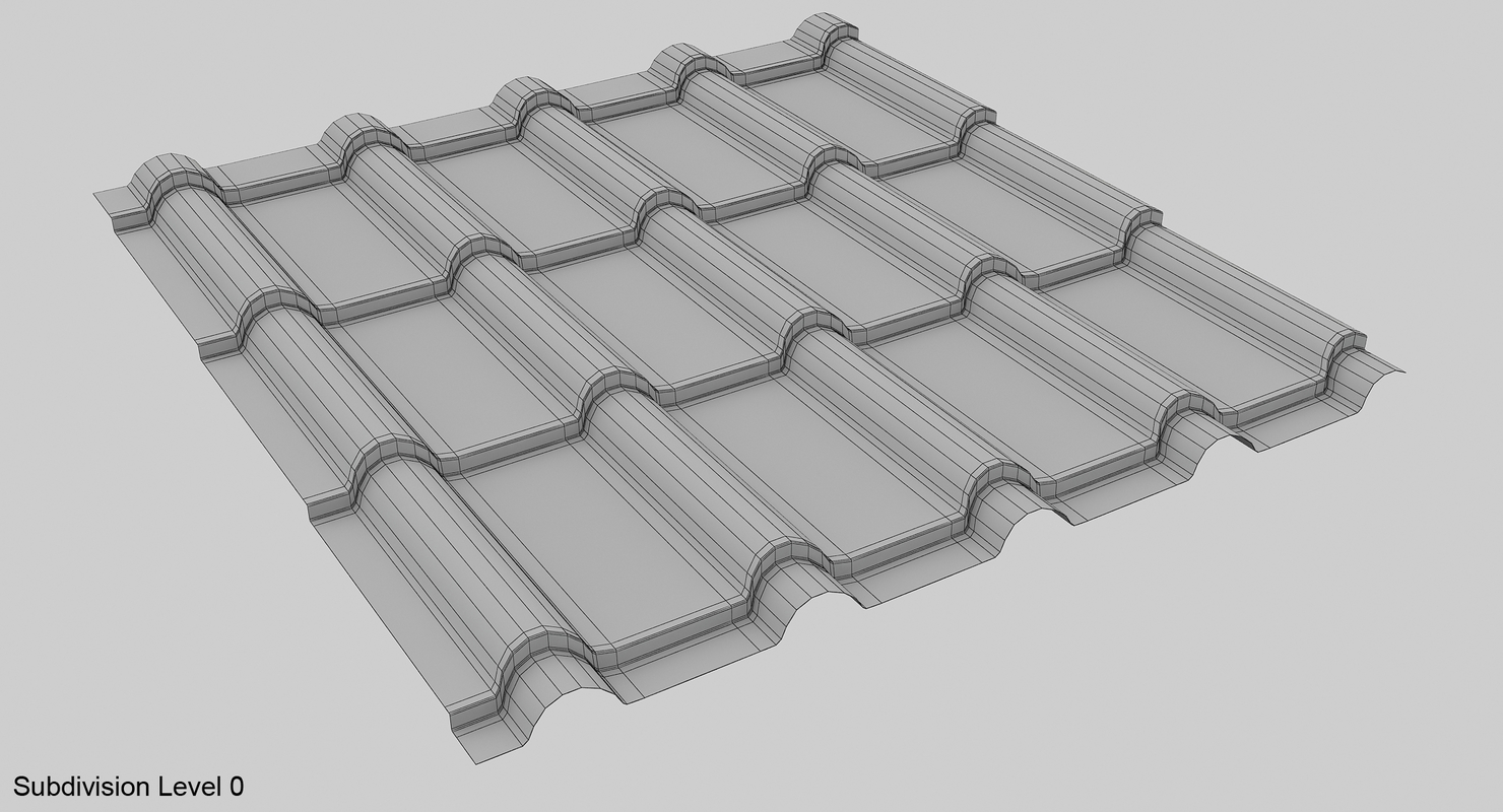 3 metal roofing 3d 3ds