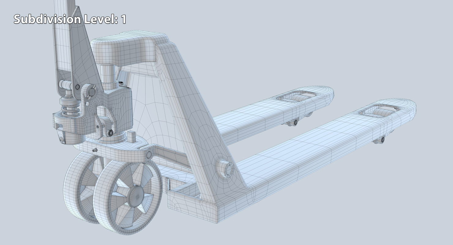 Modello 3D Transpallet manuale - TurboSquid 1000449