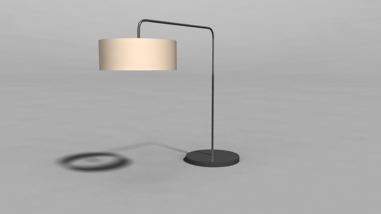 3d lamp model