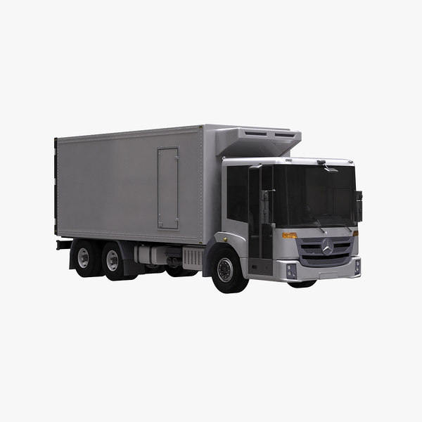 modelo 3d Mercedes Econic Box Truck - TurboSquid 1000553