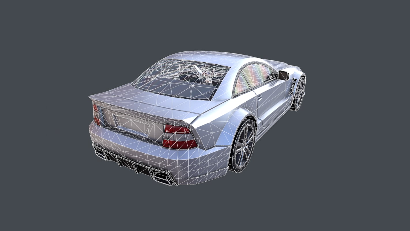 3d fantastic race car