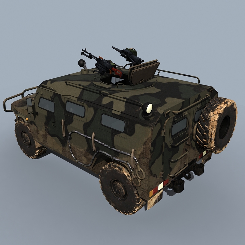 GAZ-233014 Tigr STS 3D 모델 - TurboSquid 1000646