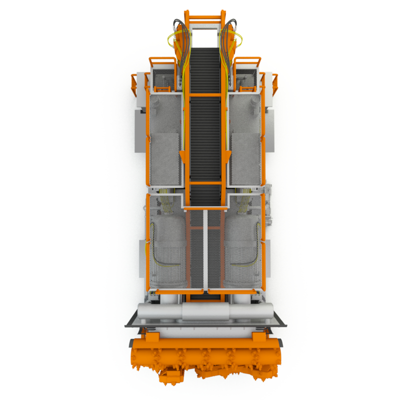 Sandvik MF420 2 Rotor Borer Miner 3D-Modell - TurboSquid 1000741