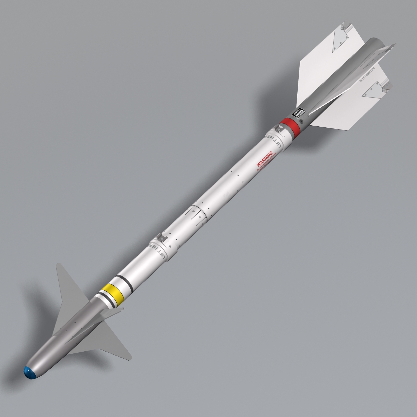 Aim 9 Sidewinder Missile 3d Model aim-9-sidewinder-missile-3d-model