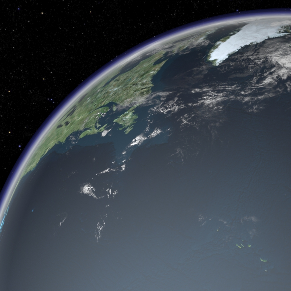 3d earth 512k clouds