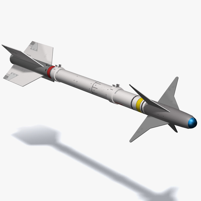 Aim 9 Sidewinder Missile 3d Model Aim 9 Sidewinder Missile 3d Model