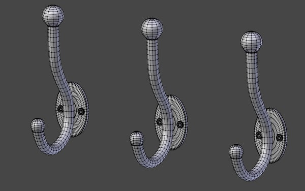 3d 3ds hook set architectural