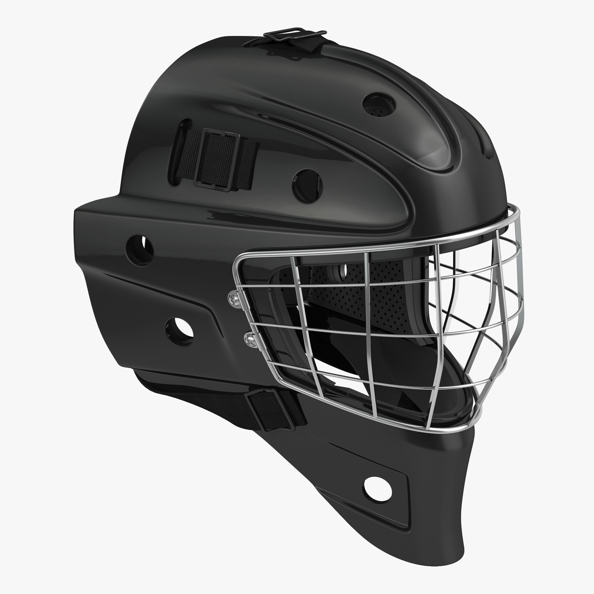 3d model hockey goalie mask generic