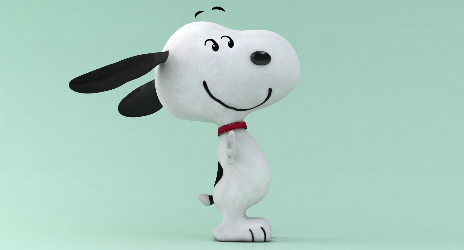 3d peanuts snoopy