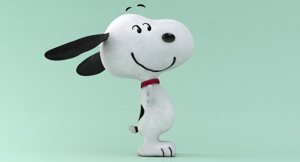 3d peanuts snoopy