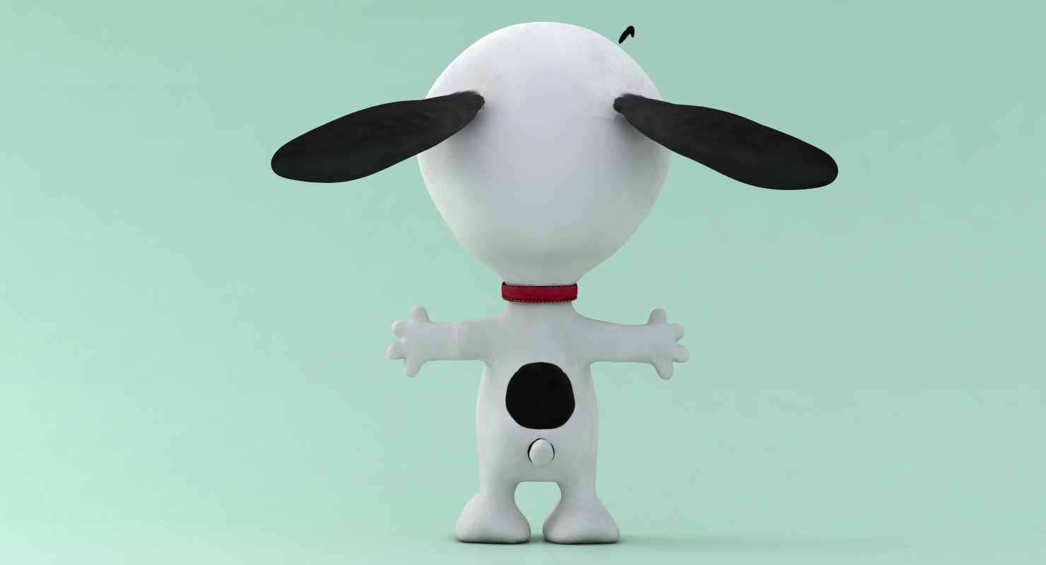 3d peanuts snoopy